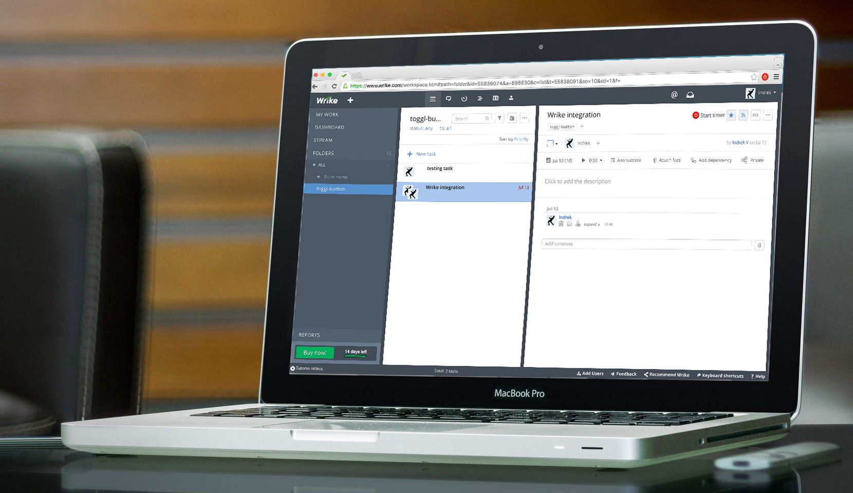 Toggl Track - Wrike Time Tracking Integration Toggl Track - Wrike Time Tracking Integration