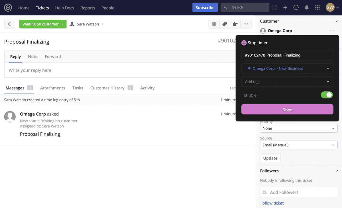 Teamwork Time Tracking | Toggl Track