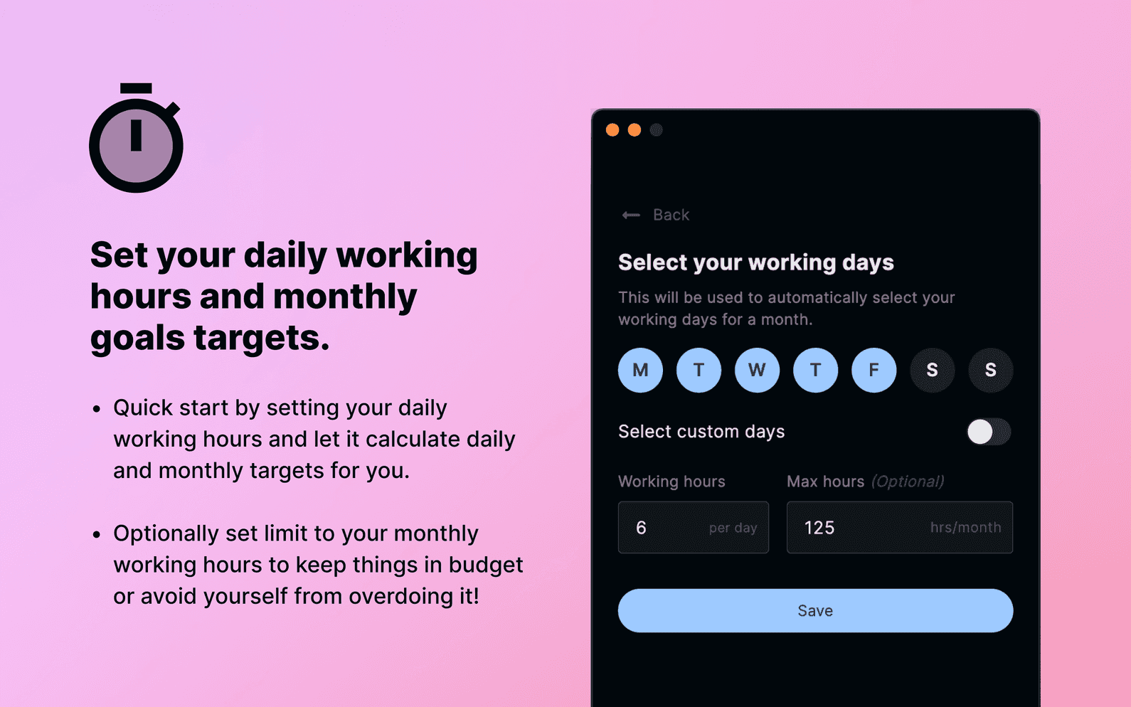 Target Mate Time Tracking | Toggl Track