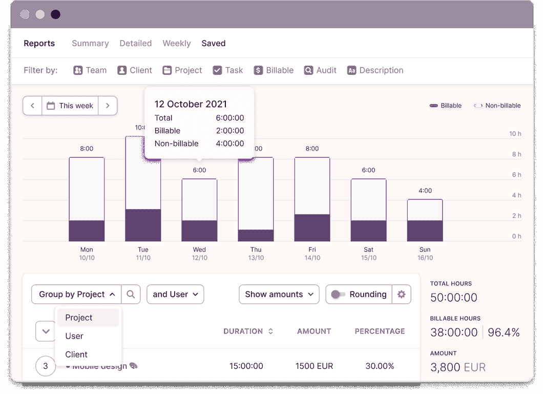 Features | Toggl Track