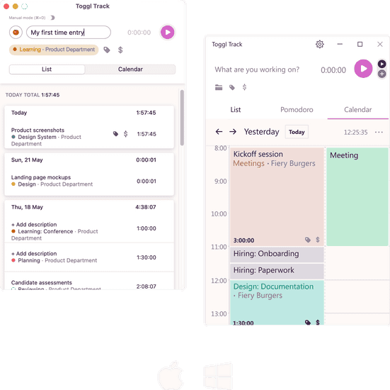 FREE Desktop Time Tracker [Windows & Mac] | Toggl Track