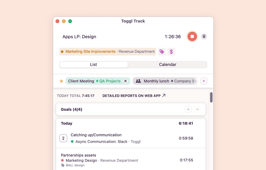 FREE Desktop Time Tracker [Windows & Mac] | Toggl Track
