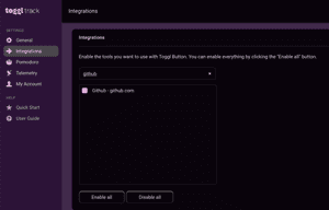 GitHub Time Tracking | Toggl Track